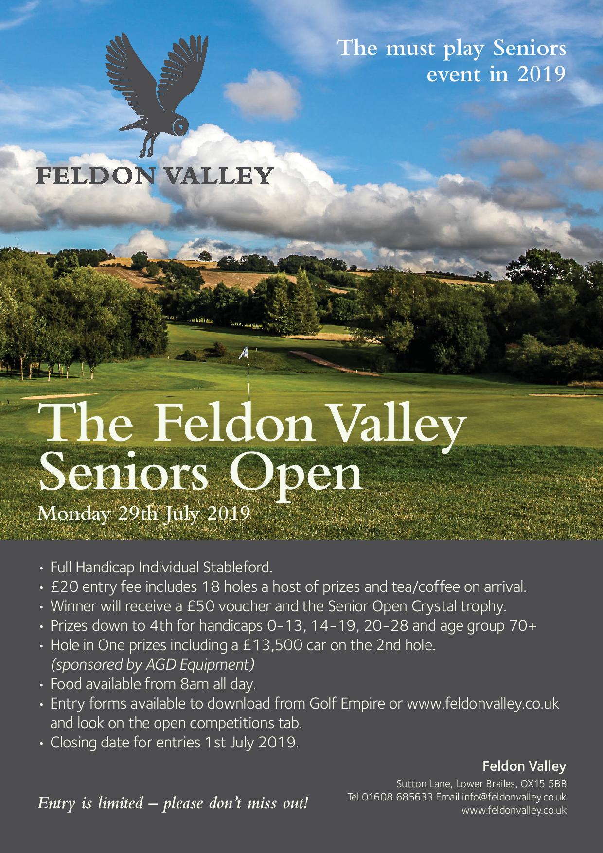 Feldon Valley Seniors Open 2019 :: Feldon Valley Golf Club is a ...